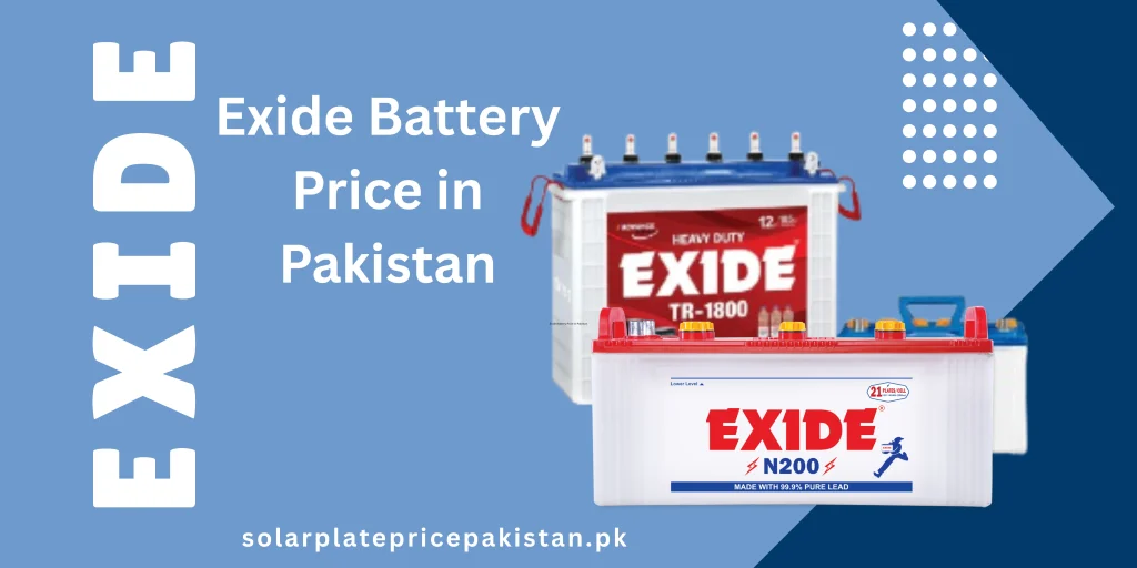 Exide Battery Price in Pakistan